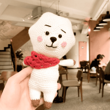 Amigurumi BT21 RJ Crochet FREE Pattern Toy