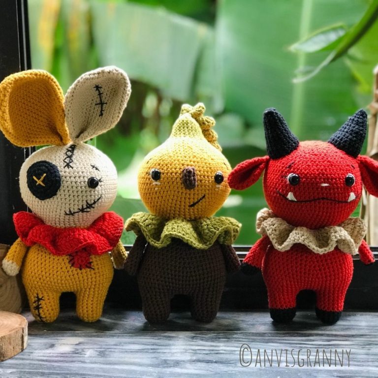 No-sew Free Devil Amigurumi Crochet Pattern For Halloween - Anvis ...