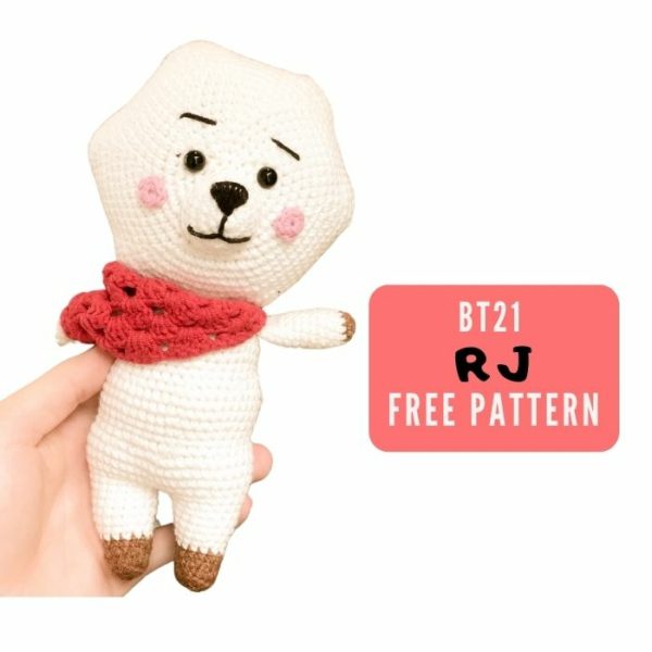 Amigurumi BT21 RJ Crochet FREE Pattern Toy