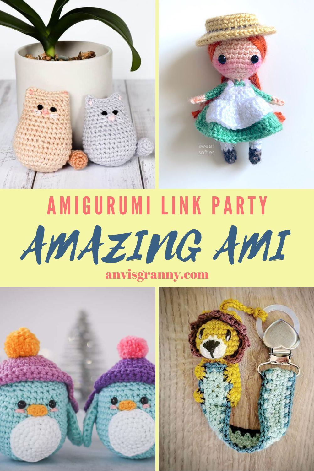 Amigurumi Mini Crochet Patterns Free - Anvis Granny Handicrafts