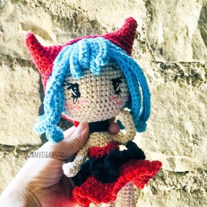 No-sew Devil Doll Amigurumi Pattern - Anvis Granny Handicrafts