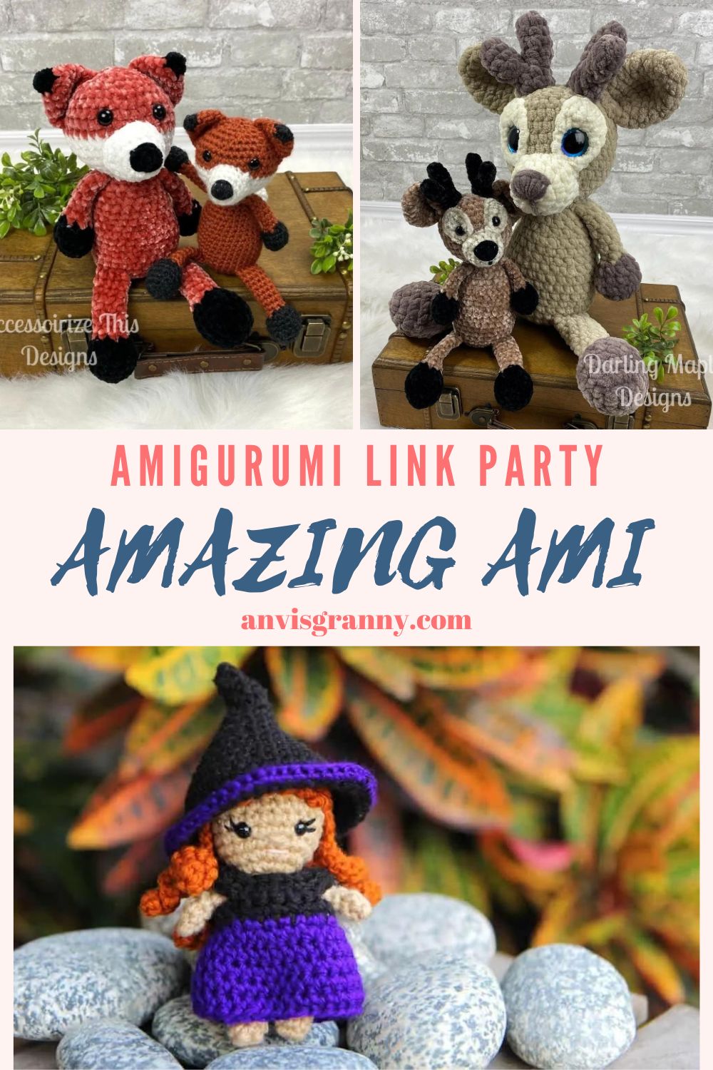 FREE Cute Amigurumi Patterns Toys- Anvi’s Granny Handicrafts