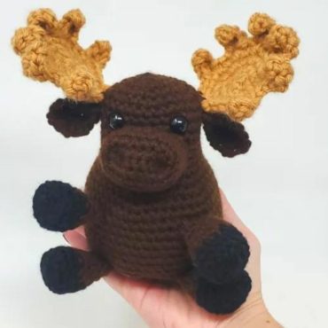 Amigurumi Moose Free Pattern - No Sew Amigurumi Pattern