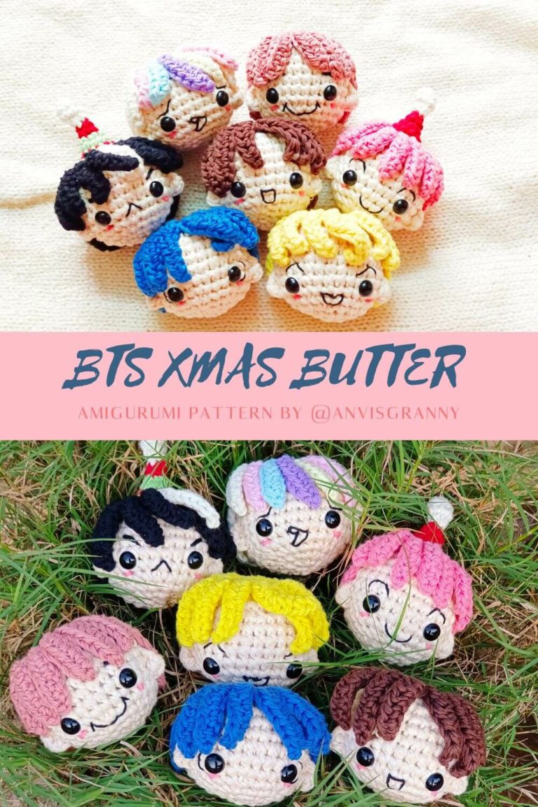 No-sew BTS Butter Crochet Pattern - Anvisgranny