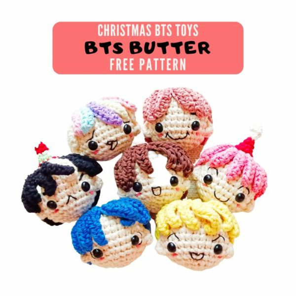 Free Christmas BTS Butter Amigurumi Patterns To Crochet