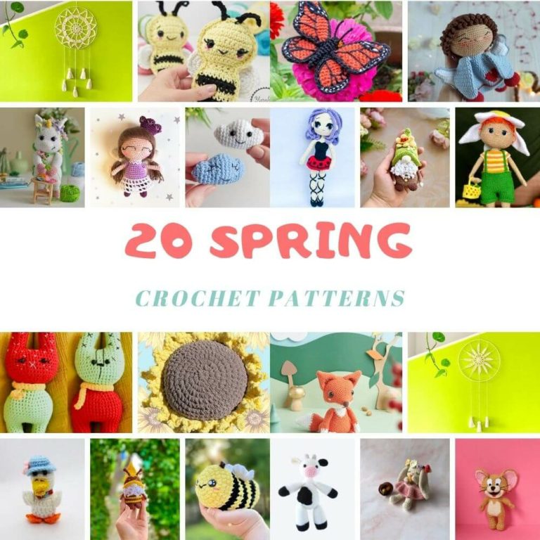 20 Adorable Spring Crochet Patterns To Crochet