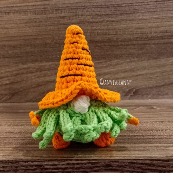 No-sew Crochet Carrot Gnome - Easter Amigurumi FREE Pattern