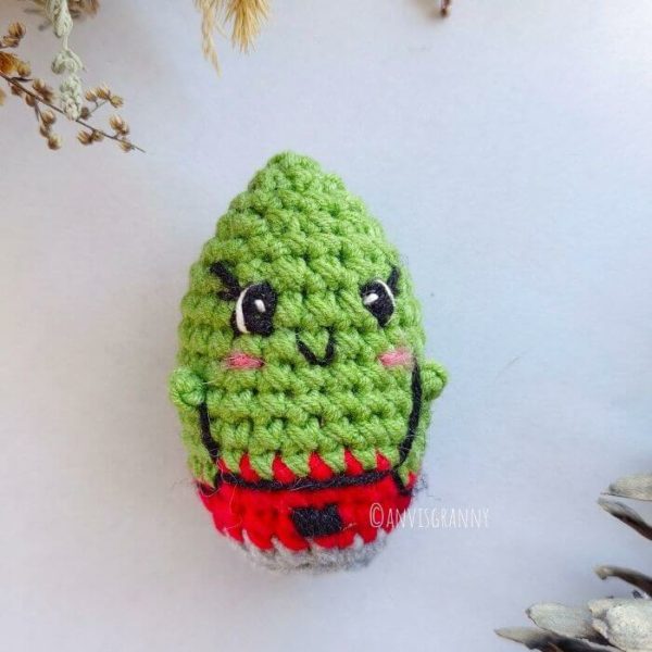 Crochet Christmas Light Pattern Free - No Sew Amigurumi